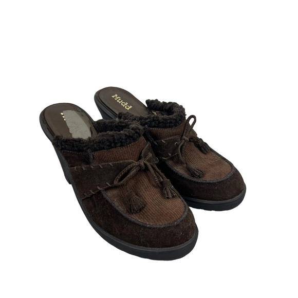 Mudd | Shoes | 9s Y2k Mudd Platform Chunky Mules Heels Chocolate Brown ...